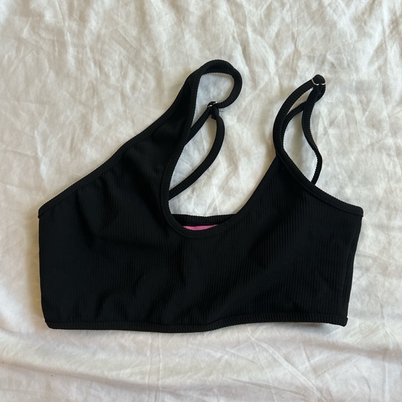 Edikted | Tops | Edikted Black Asymmetrical Crop Top | Poshmark